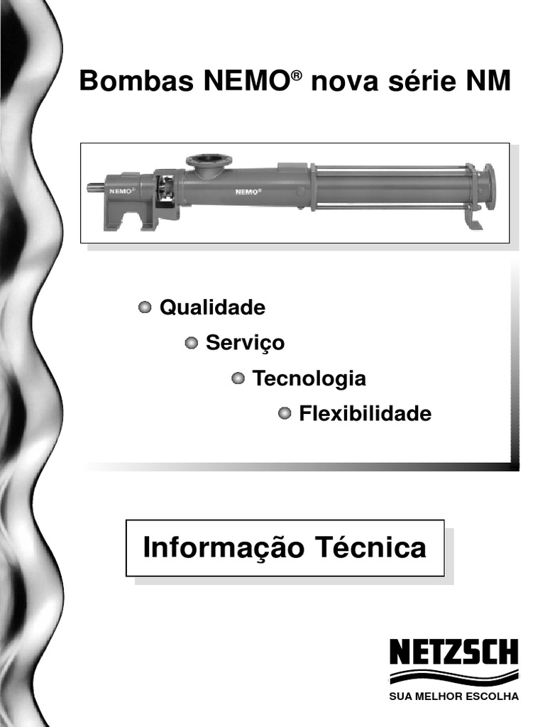 Bomba Nemo NM-Portugues | PDF | Engenharia Mecânica | Máquinas
