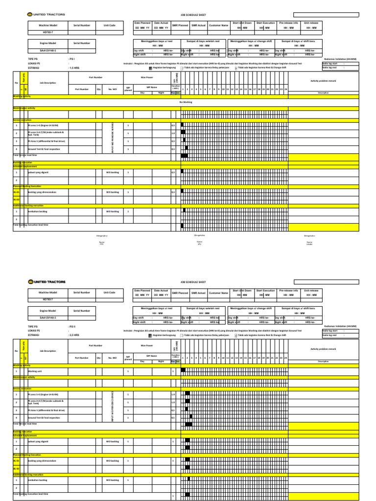Contoh JSS PS HD785-7 | PDF