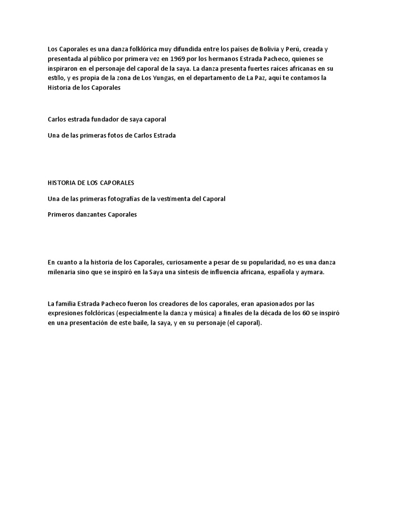 Los Caporales Resumen Pdf