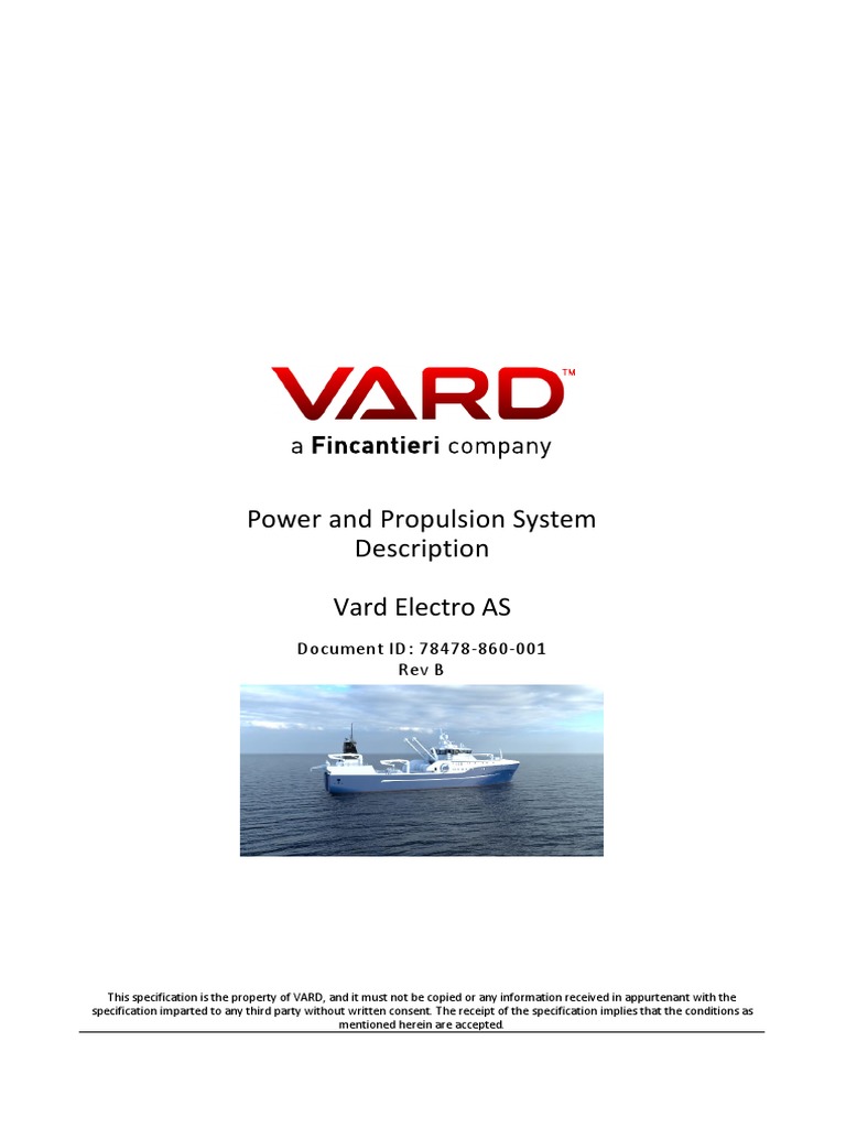 Power and Propulsion System Description Vard Electro AS: Document ID ...