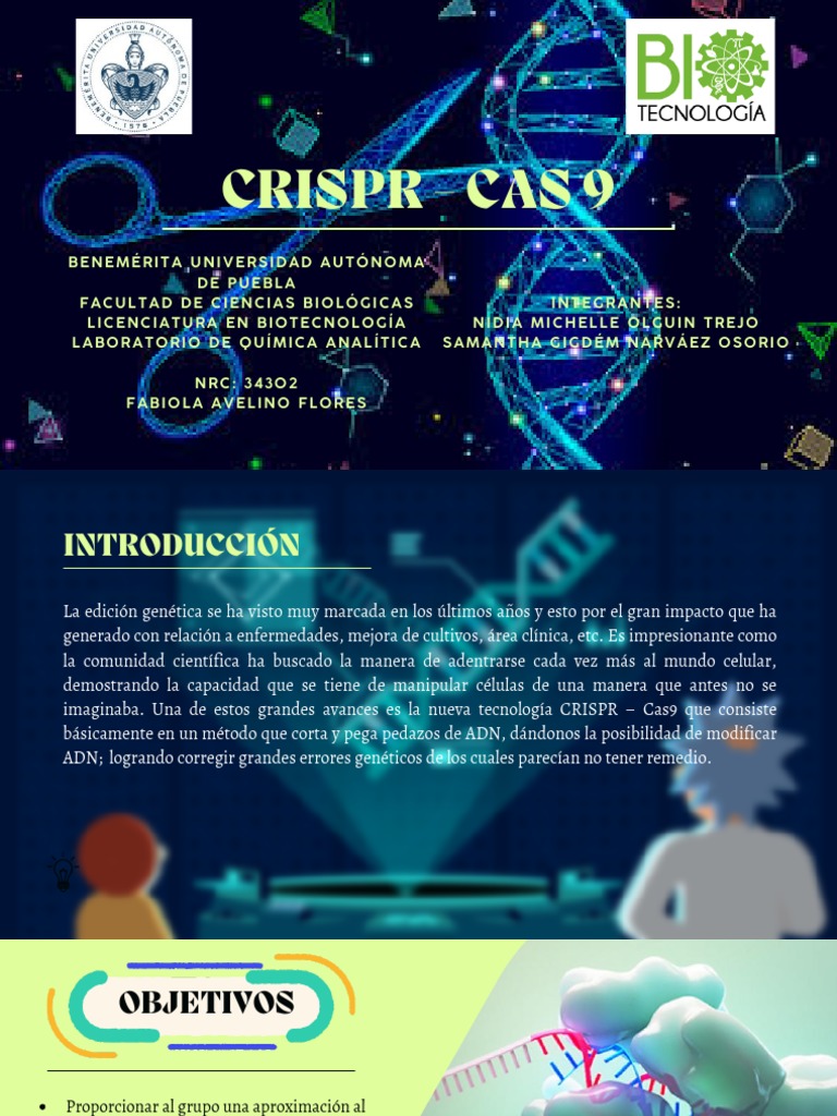 CRISPR-Cas9: Edición Genética Avanzada | PDF | Crispr | Adn