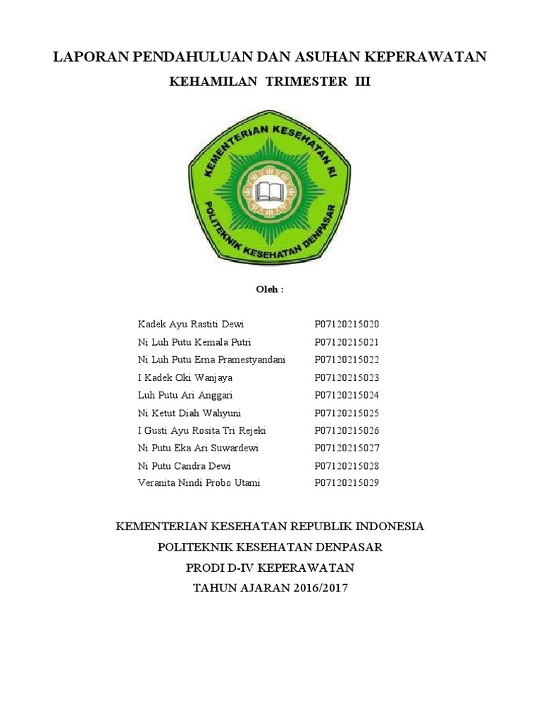 LP Askep Kehamilan Trimester 3 | PDF