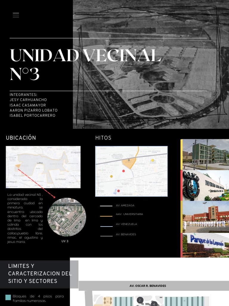Análisis de la Unidad Vecinal N°3: Su diseño, evolución y características urbanas | PDF ...