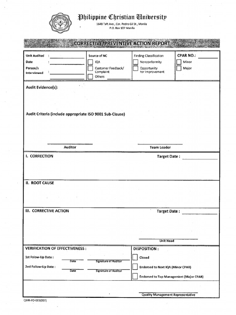 CPAR.form | PDF