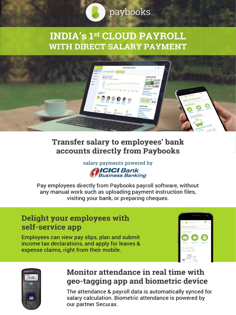Paybooks Payroll Software Brochure | PDF