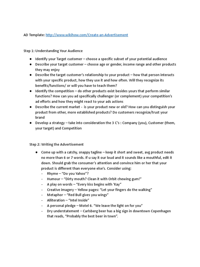 How to Create Effective Ads | PDF | Advertising | Brand