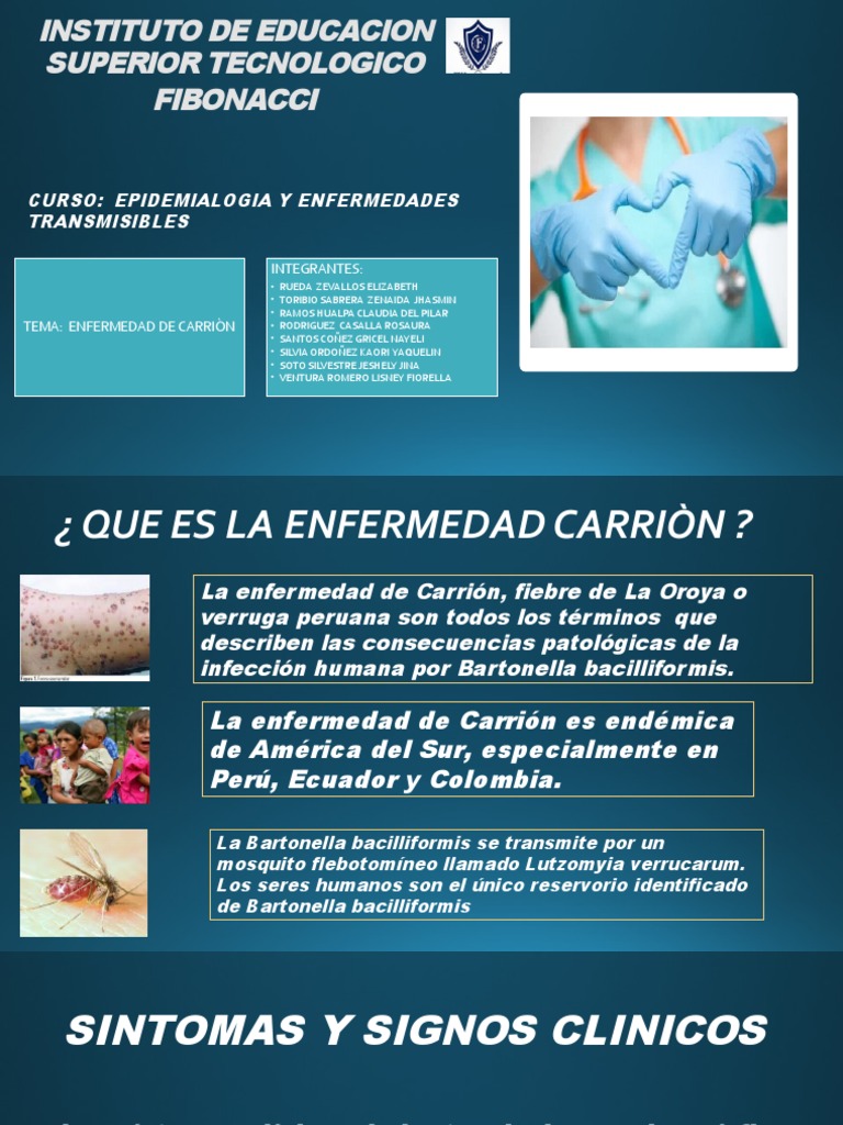 Enfermedad de Carrion | PDF | Medicina | Enfermedades animales