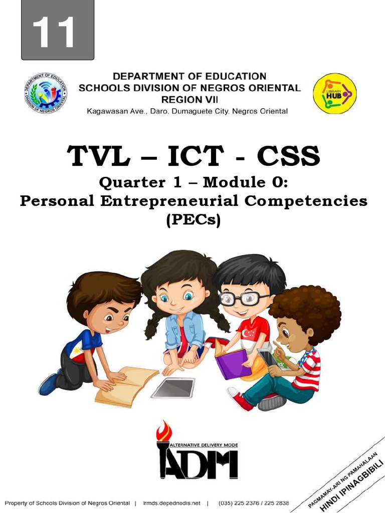 TVL - ICT - CSS 11 - Module 0 (PECs) WEEK 1 For Student | PDF | Entrepreneurship | Learning
