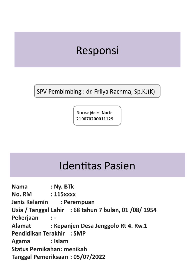 Nurwajdaini Nurfa - Diskusi Responsi | PDF