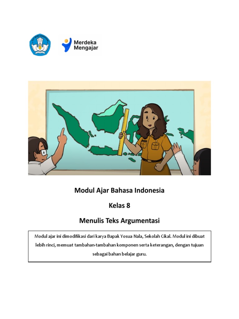 14a. Modul Ajar Bahasa Indonesia - Fase D | PDF