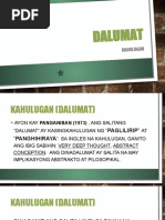 DAlumat Kahulugan at Kahalagahan | PDF
