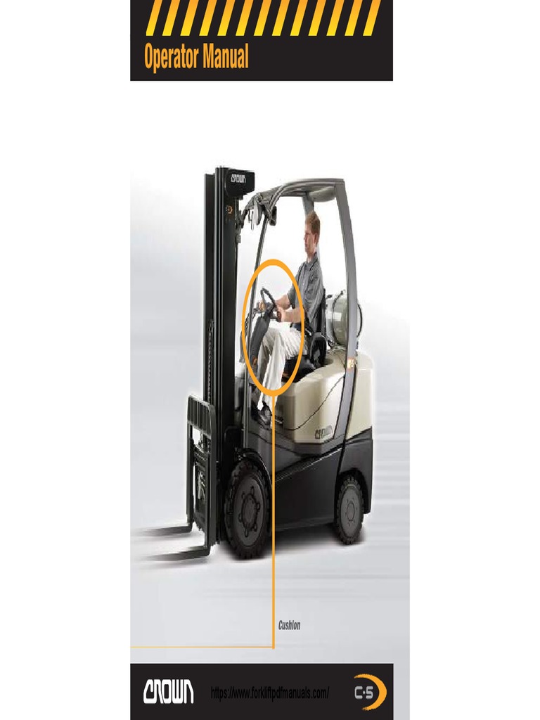 Crown C5 Forklift Truck Operator's Manual | PDF | Truck | Forklift