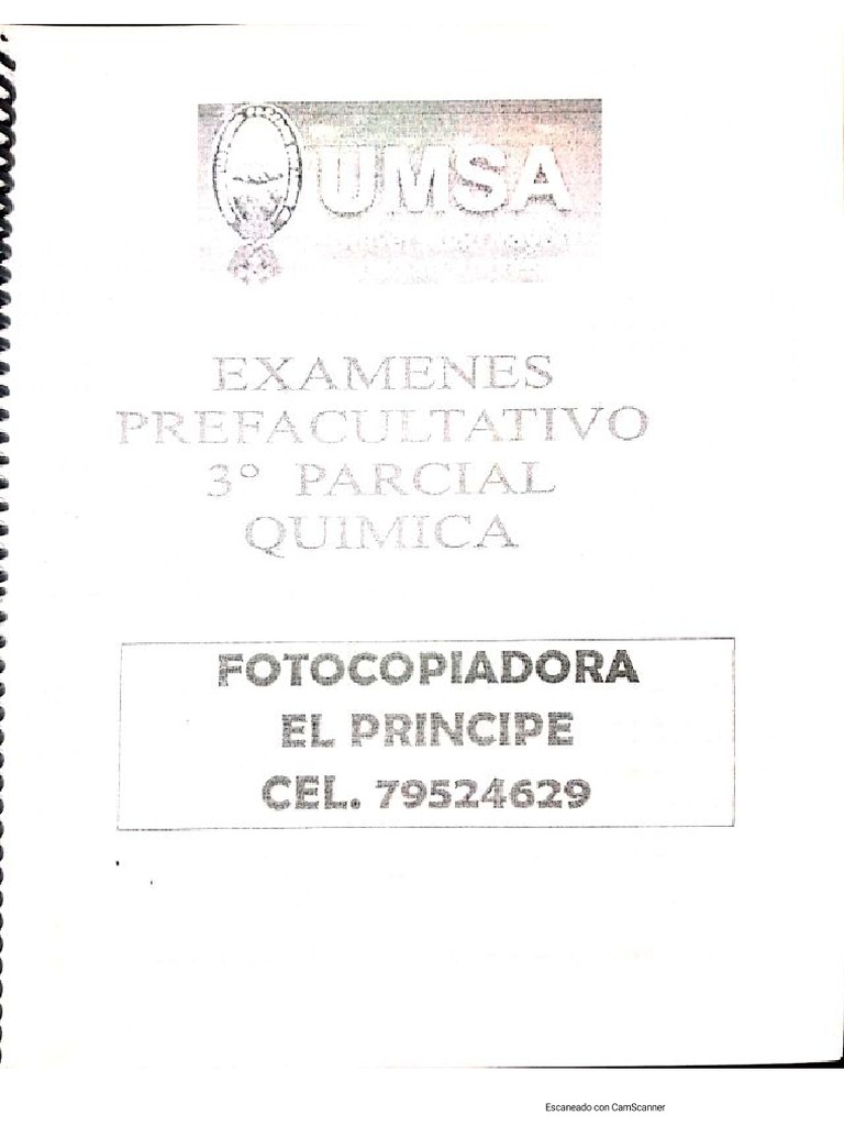 Prefa QMC 3er Parcial | PDF