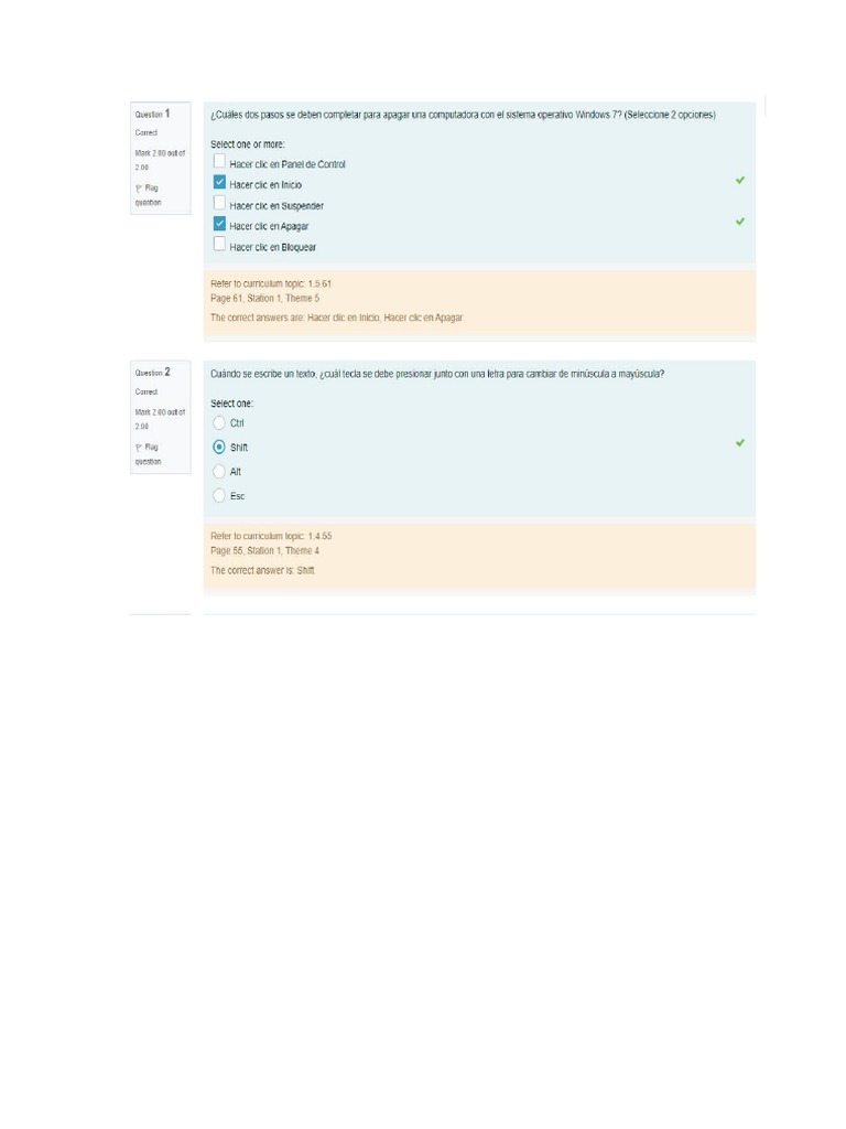 Examen de Cisco | PDF | Hardware de la computadora | Microsoft Windows