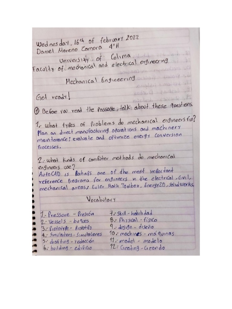 mechanical engineering 2 | PDF