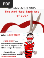 Anti Red Tape ACt PowerPoint Presentation | PDF | Public Law | Virtue