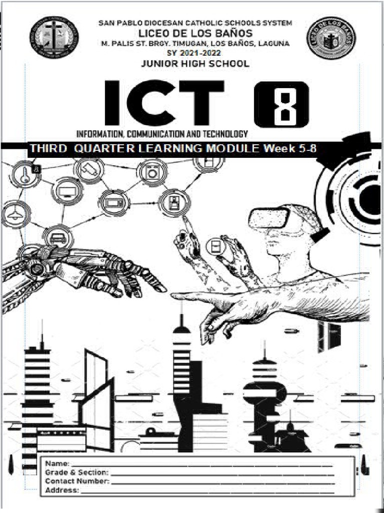 ICT 8 Learning Module Quarter 3 Week 5 8 | PDF | Parameter (Computer Programming) | Java Script
