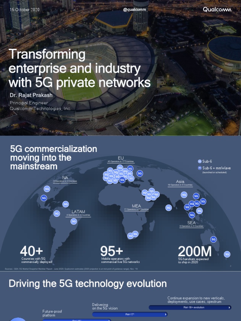 Transforming Enterprise and Industry With 5g Private Networks | PDF | Cloud Computing | Computer ...