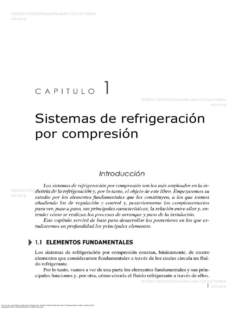 Manual de Refrigeraci N | PDF | All Rights Reserved | Private Law