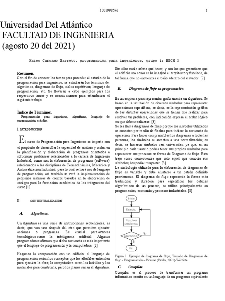 Tarea de Informatica | PDF | Lenguaje de programación | Programa de computadora