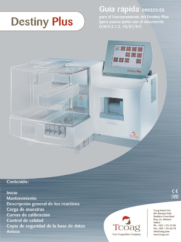Guia Rapida Destiny Plus | PDF | Apoyo | Agua