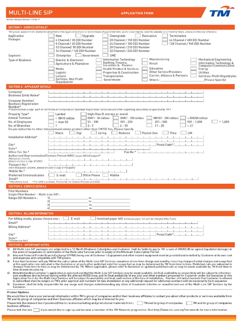 MLS Application Form | PDF