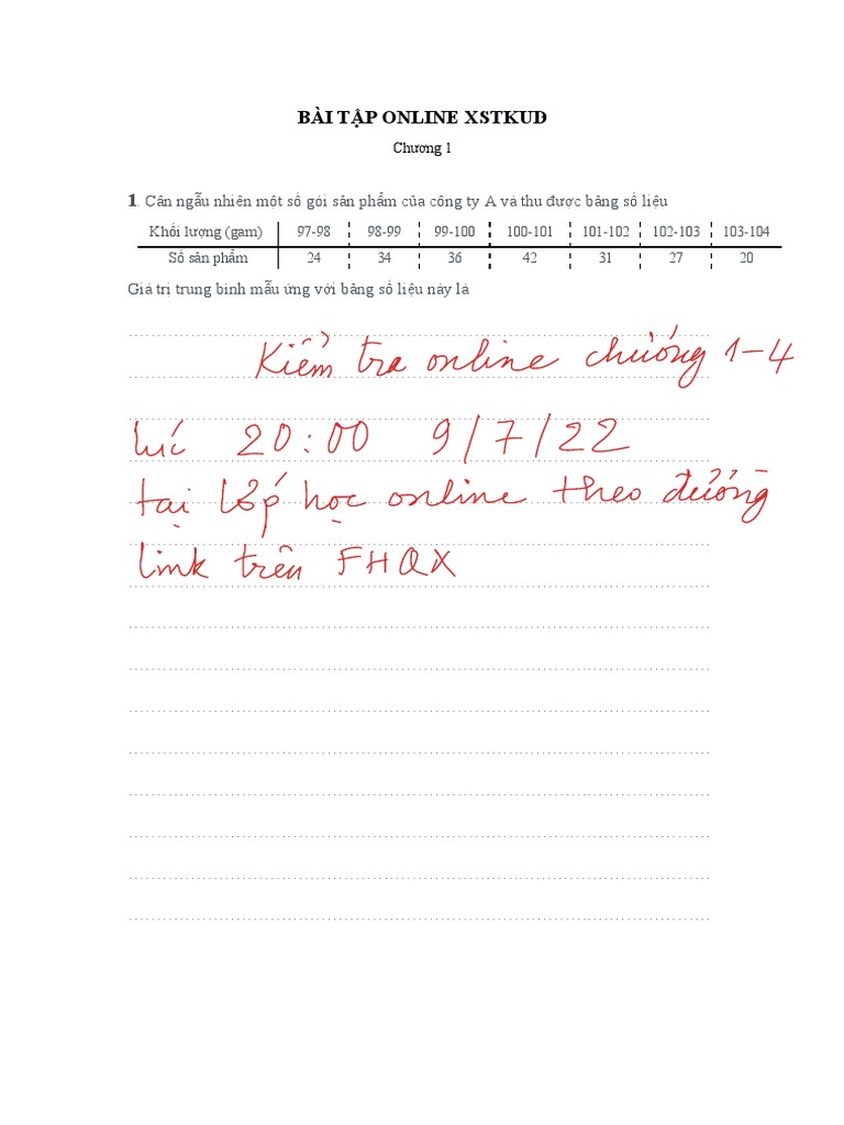 BT-KT MẪU 1-4 | PDF