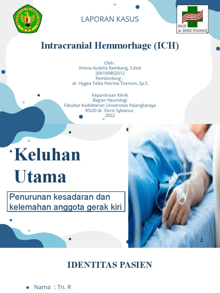 Laporan Kasus ICH, CVA - Virena Audelia Rambang | PDF