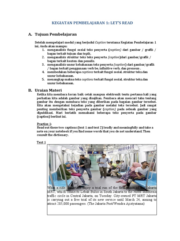 LKPD 3.3. Caption Kls Xii | PDF