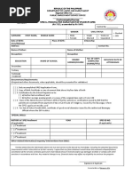 Applicant'S Information Sheet: Nurse Certification Program | PDF ...