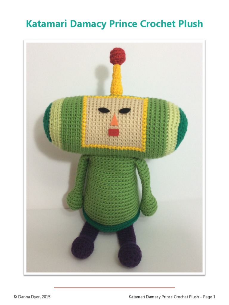 Katamari Prince Pattern | PDF | Crochet | Yarn