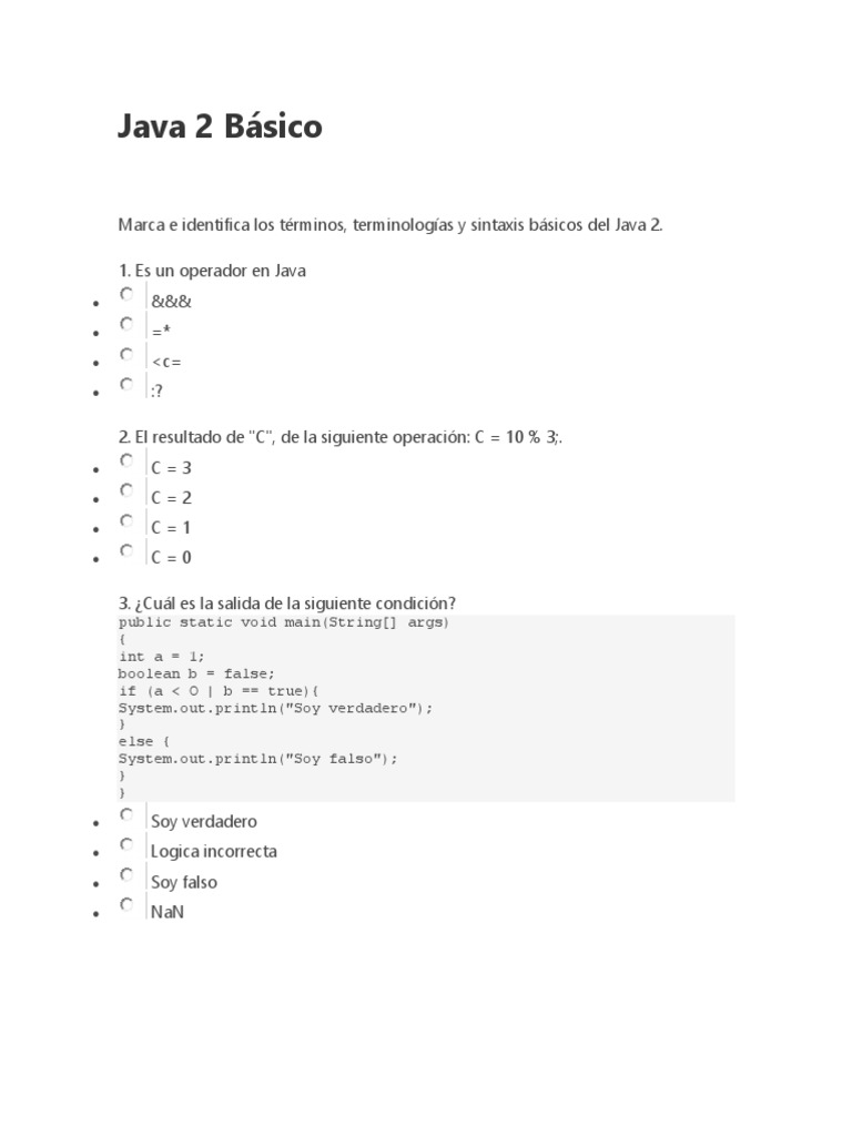Java 2 Básico | PDF