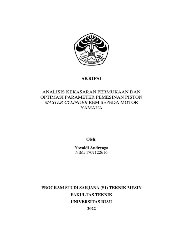 Draft Skripsi (Revisi) - Novaldi Andryoga - 1707122616 | PDF | Komputer | Teknologi & Rekayasa