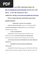 Sample Job Order Contract | PDF | Sole Proprietorship | Employment