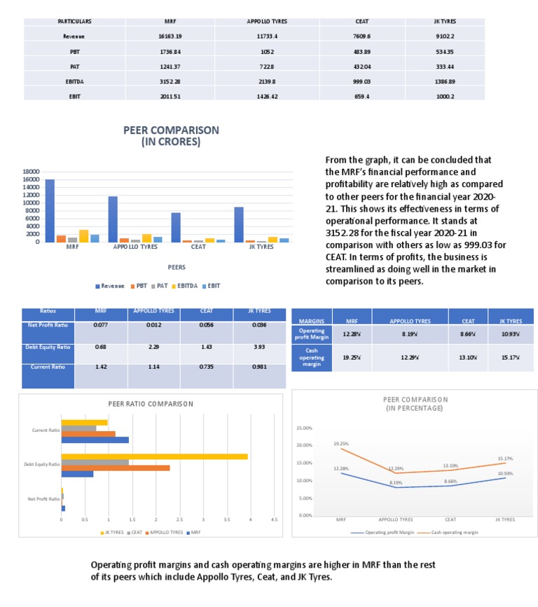 Project On - MRF Madras Rubber Factory | PDF | Financial Accounting ...