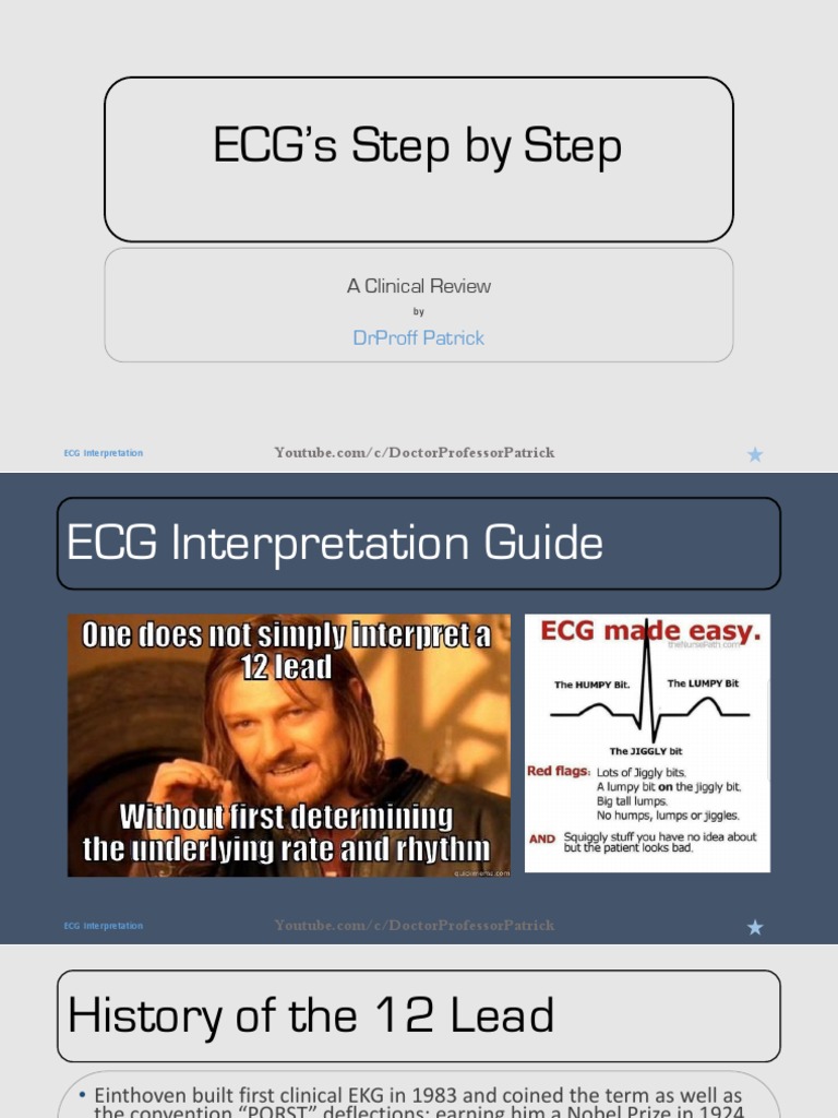 ECG Interpretation Guide | PDF | Electrocardiography | Causes Of Death