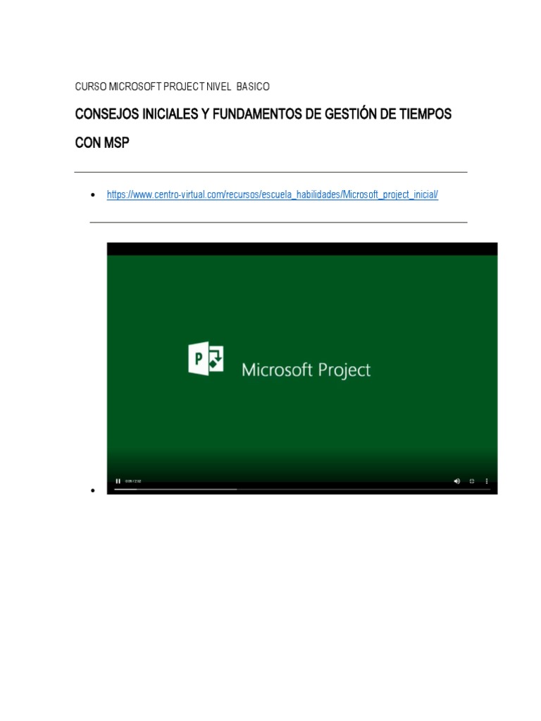 Getting Started with Microsoft Project: Basic Time Management and Project Planning Fundamentals ...