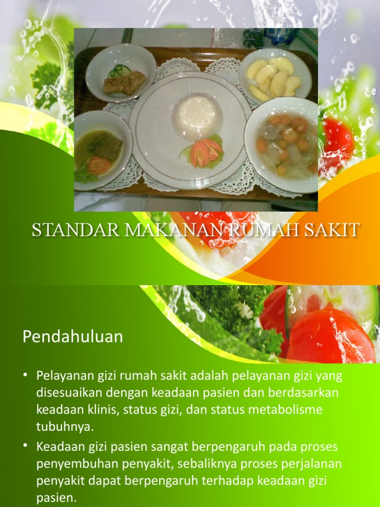 Standar Makanan Rumah Sakit | PDF