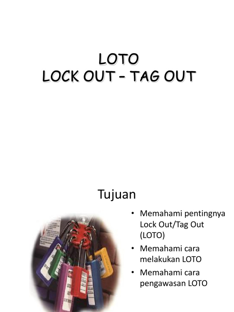 D2.05. Isolasi Energi (LOTO) | PDF