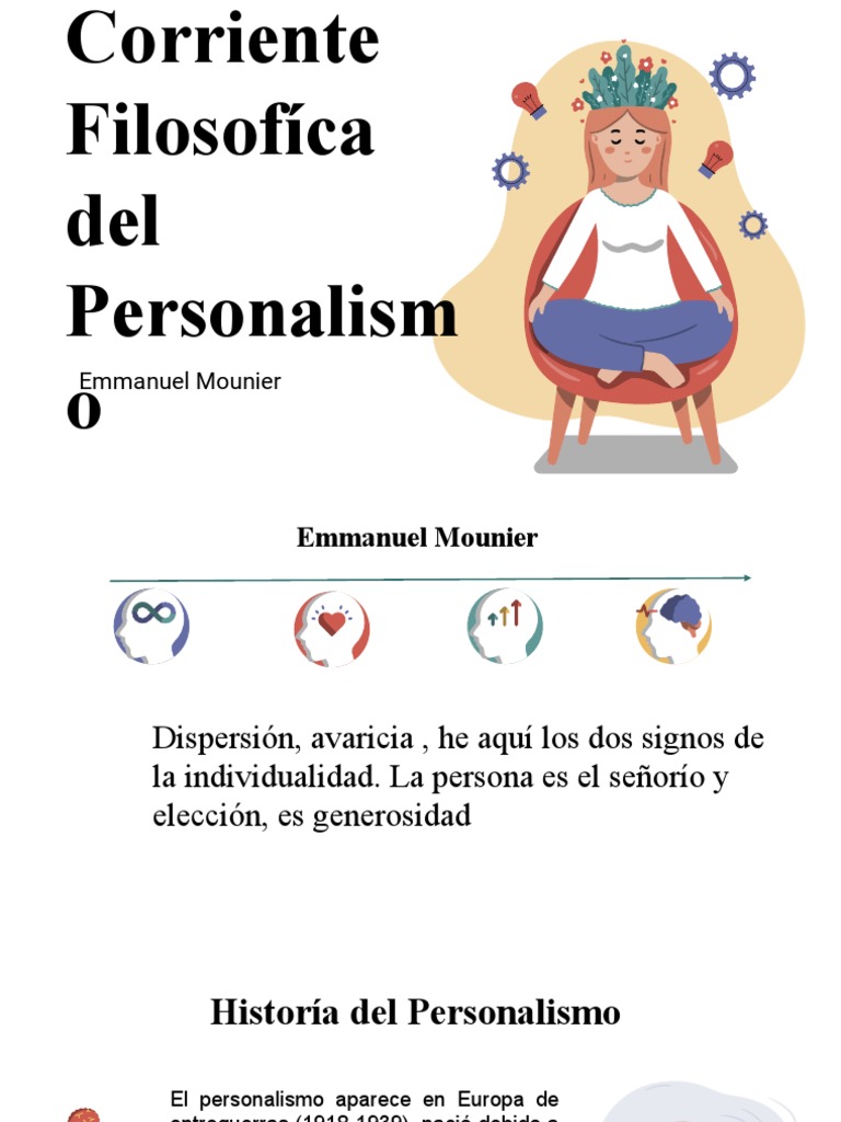 Personalismo | PDF | Teorías filosóficas | Movimientos filosóficos