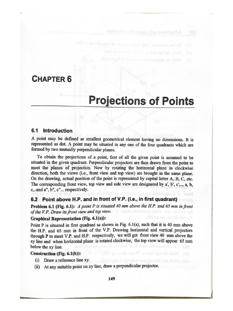 Projection of Points Problems | PDF