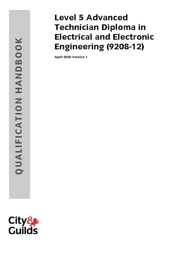 Level 5 Elec | PDF | Engineering | Diploma