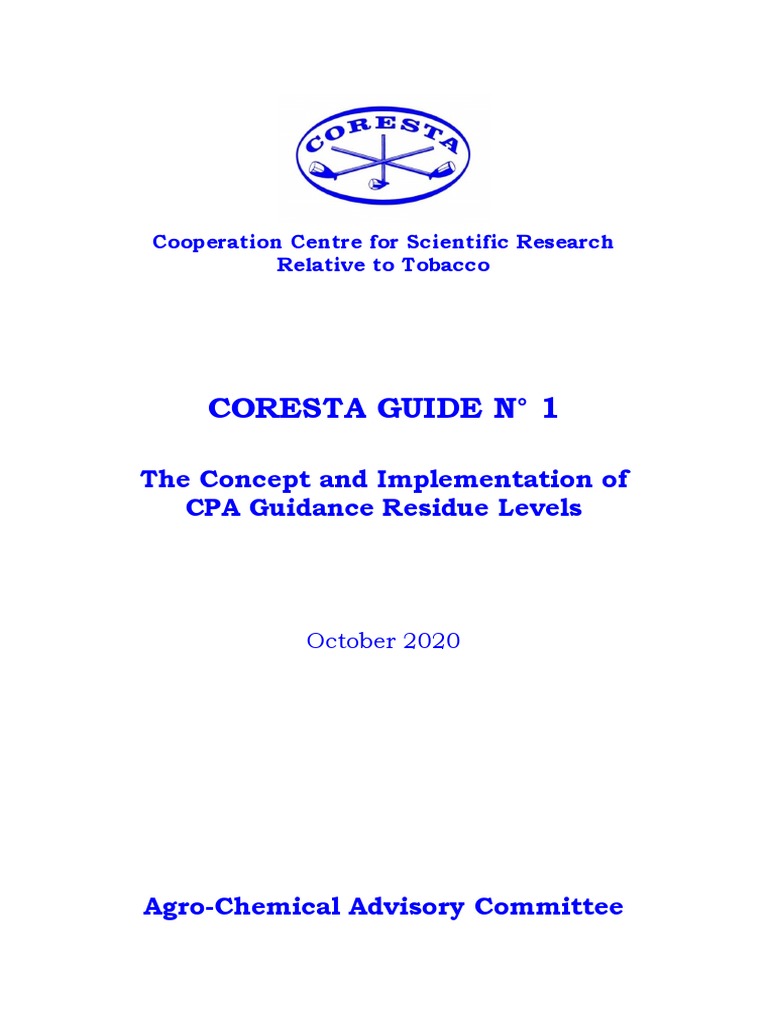GRL Coresta Guide Oktober 2020 | PDF