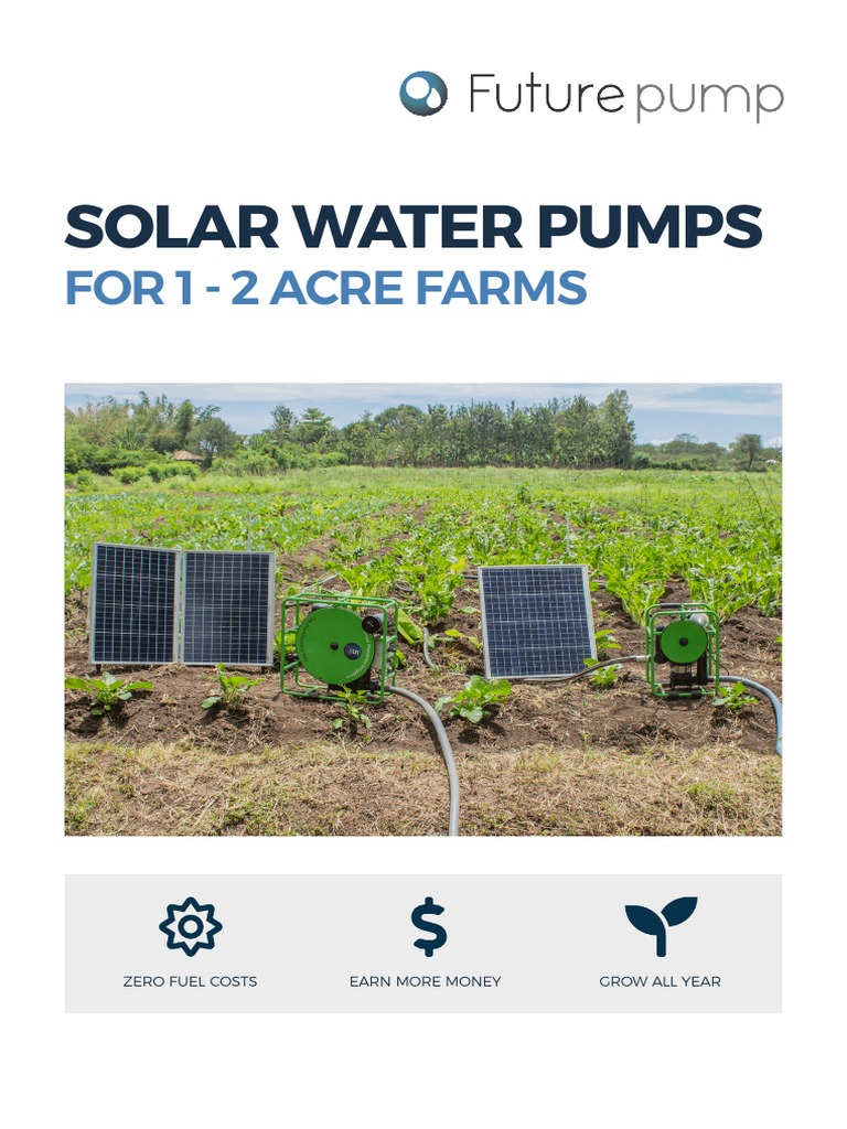 Futurepump-Product-Brochure | PDF | Pump | Water