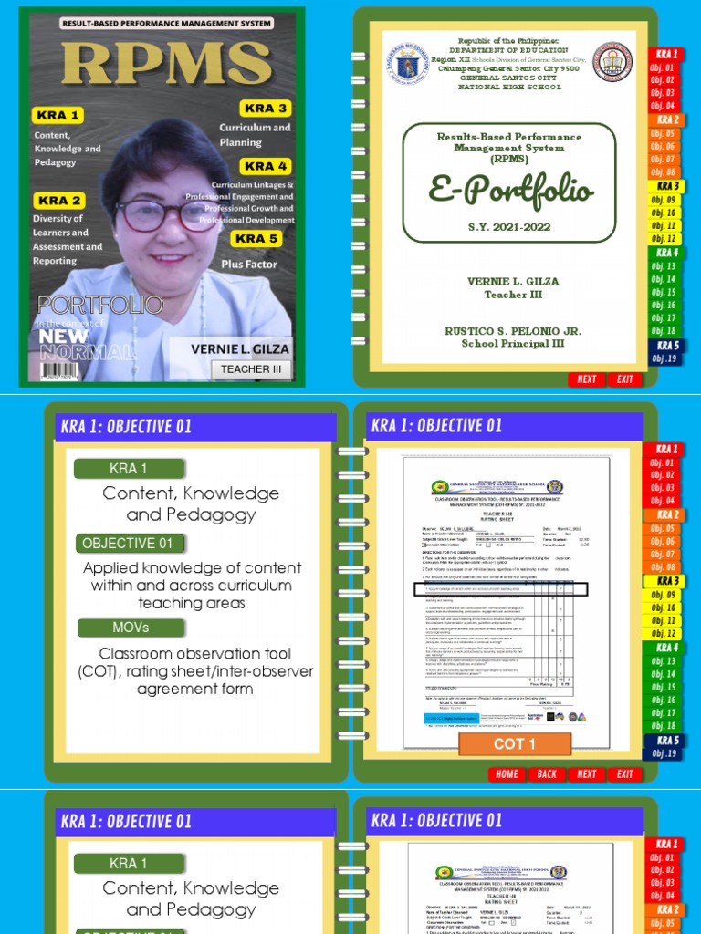 General Santos City National High School Teacher's Results-Based ...