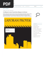 Contoh Laporan Progress Pekerjaan Bulanan | PDF