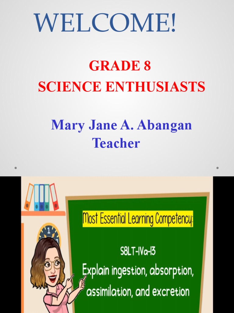 Q4 Week 1 Digestive-System | PDF | Digestion | Human Digestive System