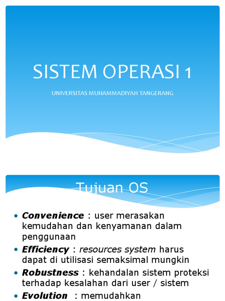 Materi Sistem Operasi 2 | PDF