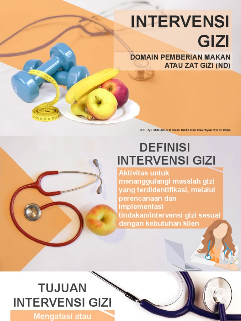 Definisi dan Tujuan Intervensi Gizi | PDF