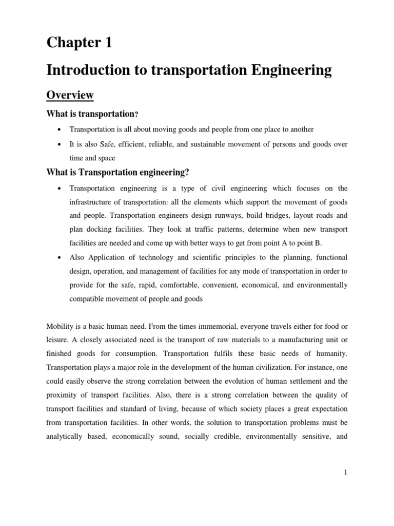 Introduction_to_transportation_Engineeri-1 | PDF | Transport | Particulates